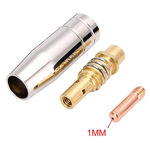 11pcs Durable MIG Welding Welder Torch Nozzles Tip Holder Contact Tips 0.040" Gas Diffuser Set
