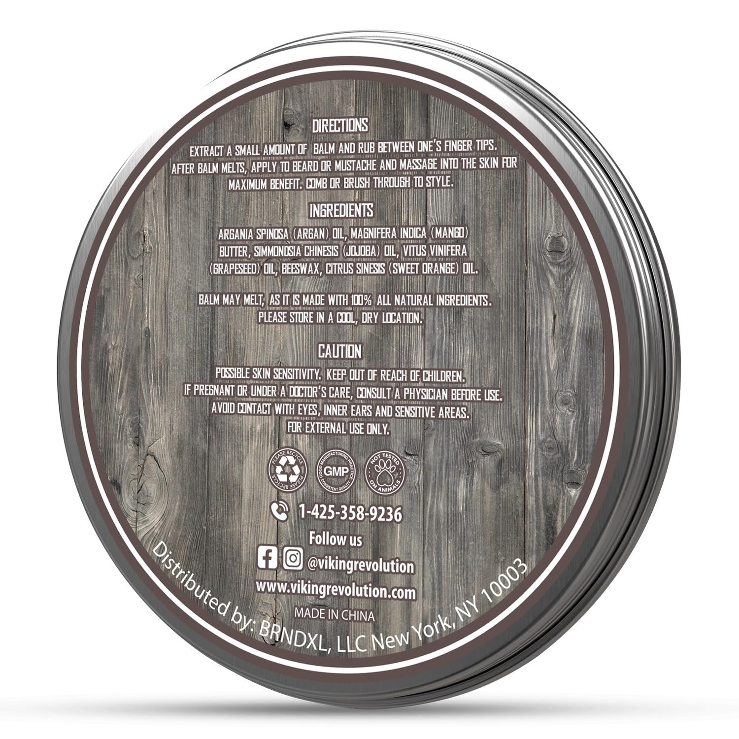 Beard Growth Kit - Oil, Balm, Serum, Derma Roller & Wooden Comb for Beard & Mustache Growth