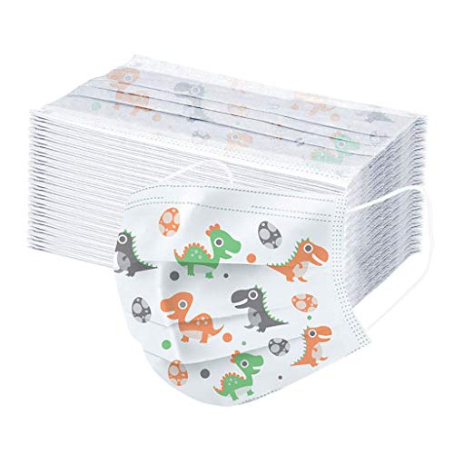 Anewoneson Kid Outdoor Dust Face Macks Disposable Health Protection Bandana 3Ply Ear Face Màsc 10-100PC