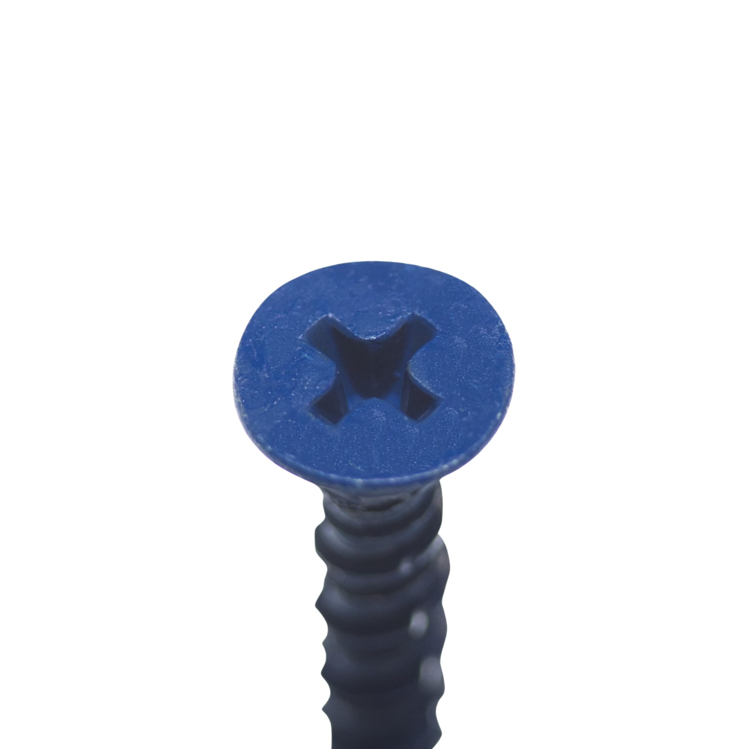 100 Qty 3/16" x 1-3/4" Flat Head Phillips Diamond Tip Concrete Screws to Anchor Masonry, Block & Brick (BCP481)