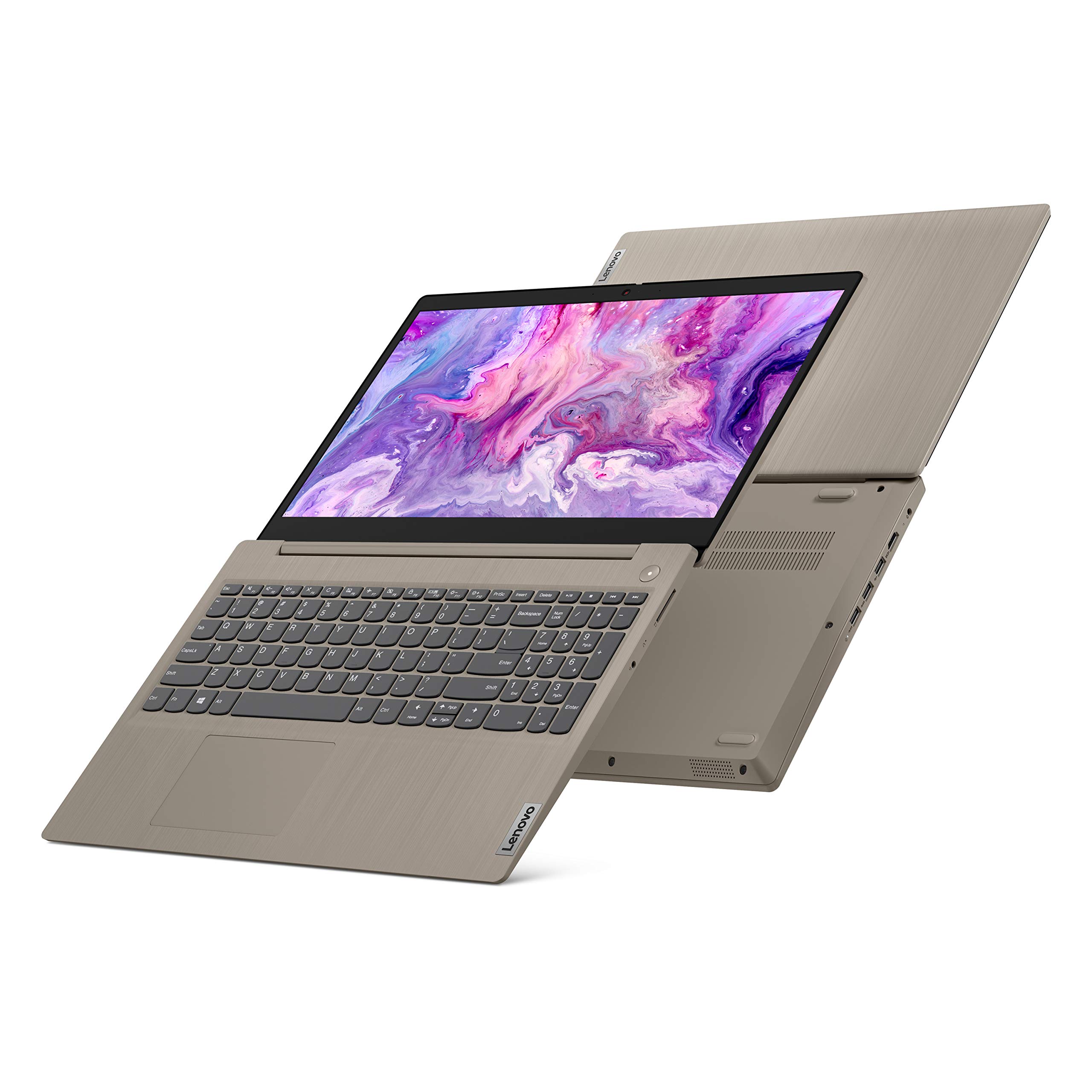 2021 Lenovo IdeaPad 3 15.6" HD Laptop Intel Dual-Core i3-1005G1 8GB RAM DDR4 256GB M.2 SSD Intel UHD Graphics HDMI Card Reader Bluetooth Webcam Almond Windows 10 w/ RE USB 3.0 Flash Drive