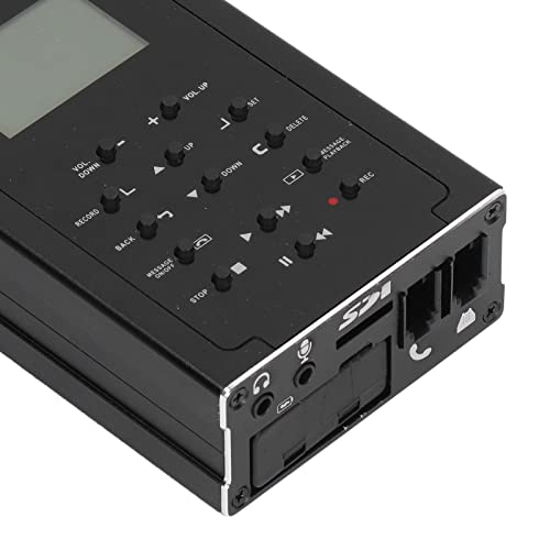 100‑240V REC-780 Telephone Recorder, Landline Phone Call Recorder, Automatic Manual Telephone Recording Device, 32GB Memory Telephone Recorder, for Home Office
