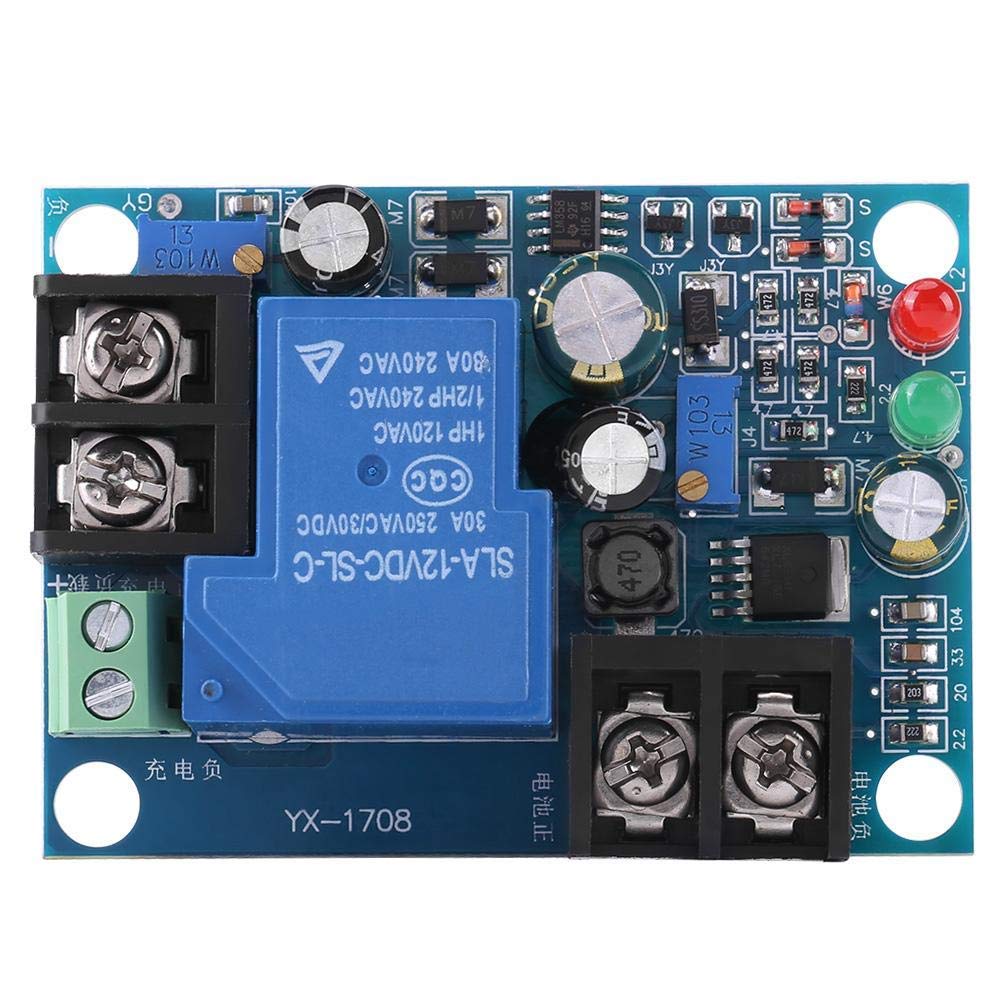12V/24V/36V/48V Control Module, 30A Automatic Battery Charger Charging Controller Battery Charging Protection Module(12V)