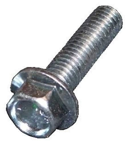 10 M10-1.5 x 20mm Hex Flange Bolts Large O.D. Class 10.9 Zinc IFI 536