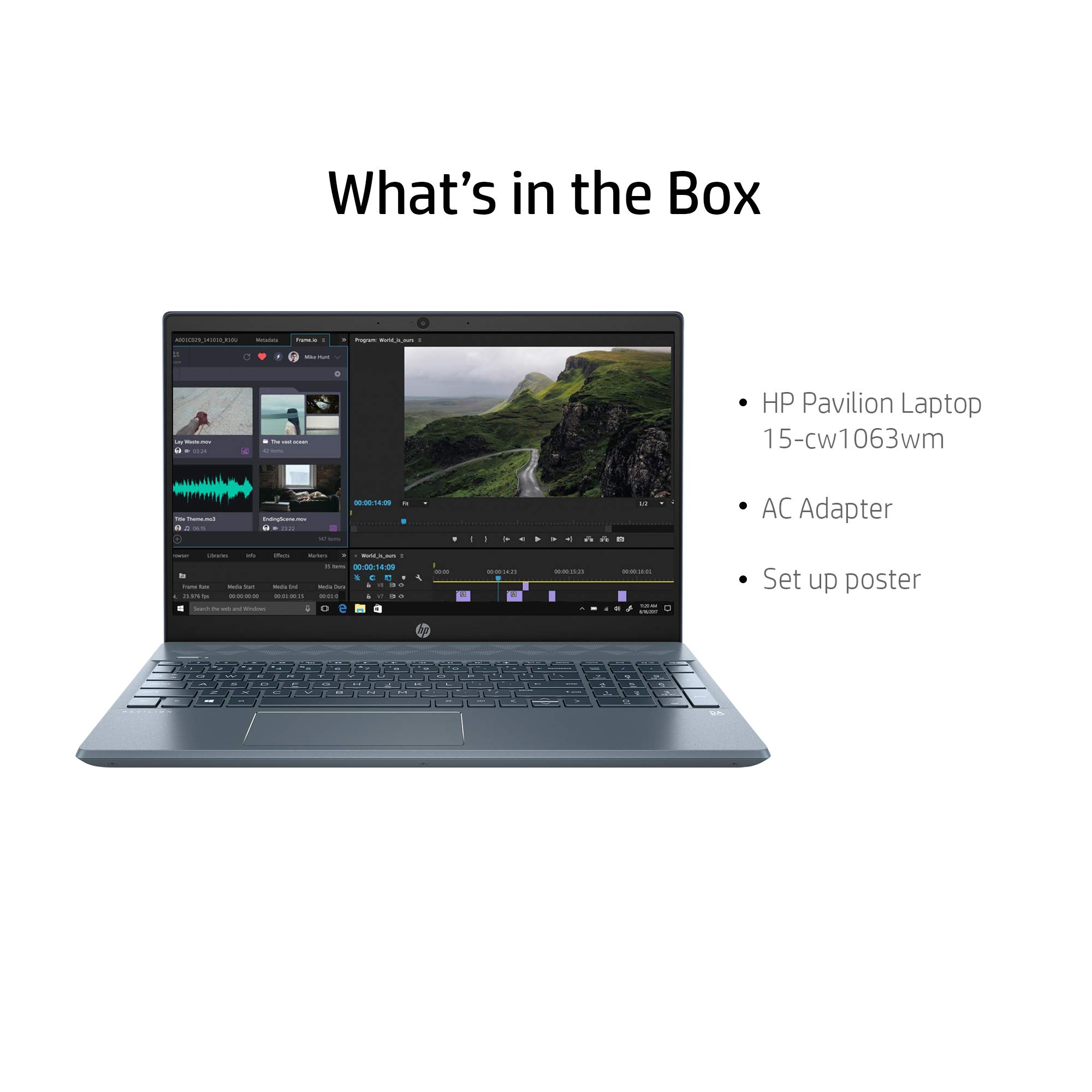 2022 HP Pavilion 15.6" FHD IPS Laptop PC Quad-Core AMD Ryzen 5 3500U 20GB RAM DDR4 512GB M.2 SSD+1TB HDD AMD Radeon Vega 8 HDMI USB-C RJ-45 WIFI Bluetooth Webcam Windows 10 Pro w/RE 32GB USB 3.0 Drive