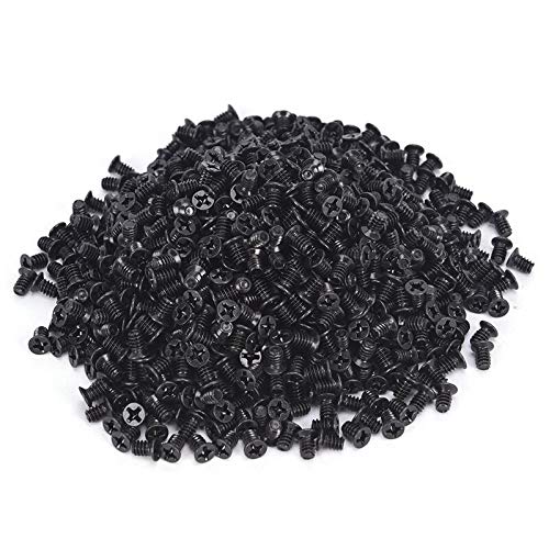 100PCS 3.5" Hard Drive Tray for Computer Chassis Hard Disk Black Screw for Computer Chassis Hard Disk Screw for PC SCRW-041450
