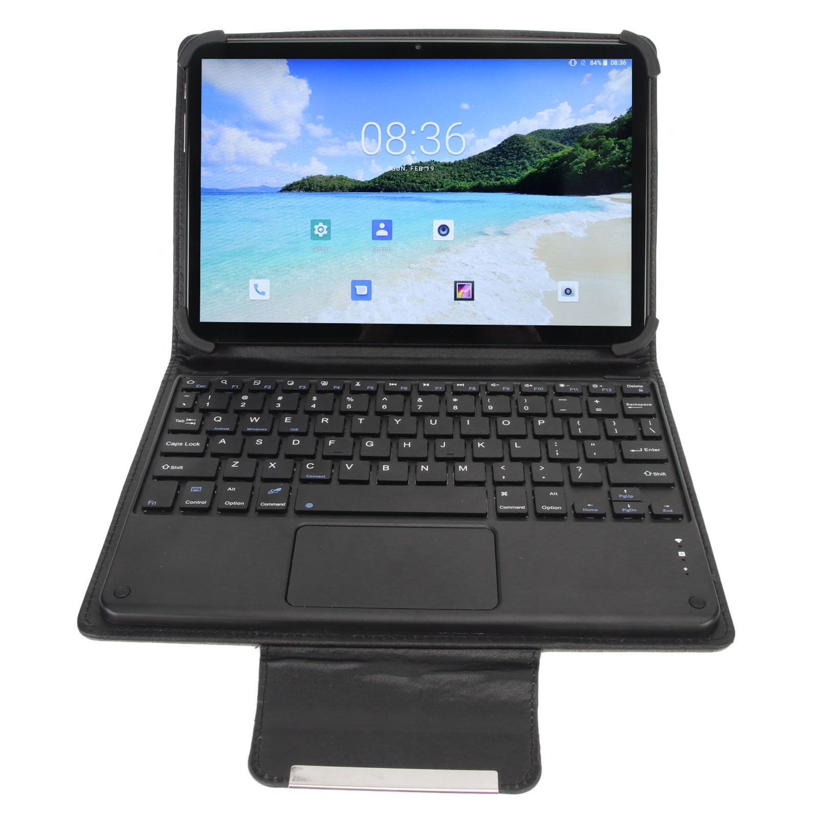 10.1 Inch Tablet, Tablet 8GB RAM 256GB ROM 5GWIFI 100β240V 2 in 1 Stereo Dual Speakers with Case (US Plug)