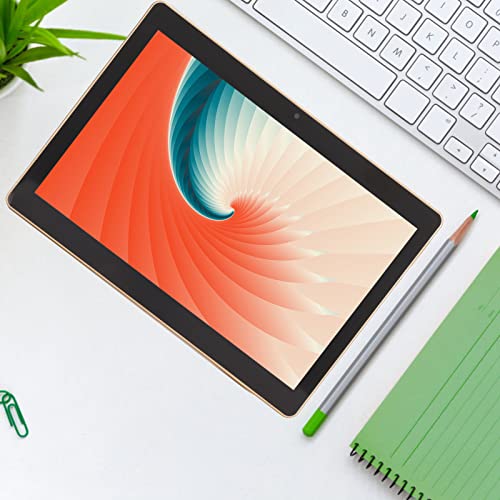 10.1 Inch Tablet for 11, 1960x1080 IPS Display Screen PC Tablet, 6G RAM 128G ROM Portable Tablet, 2.4G 5G WiFi Calling Tablet for Photos, Videos, Music (US Plug)
