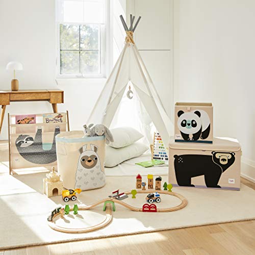 3 Sprouts Book Rack β Kids Storage Shelf Organizer Baby Room Bookcase Furniture, Sloth