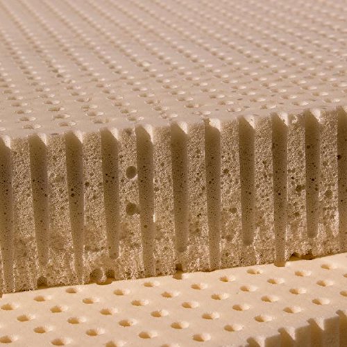 100% Natural Latex Mattress Topper - 2" Thick (Medium, Queen)