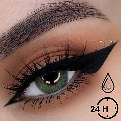 2020 Upgraded Self-adhesive Eyeliner,2 in 1 Eye Liner Pen Diamond Bling Glitter Liquid Eyeliner No Glue, Non Magnetic, Eye Liner for Eye Makeup and Wear Normal False Eyelashes (Queen Pearl White)