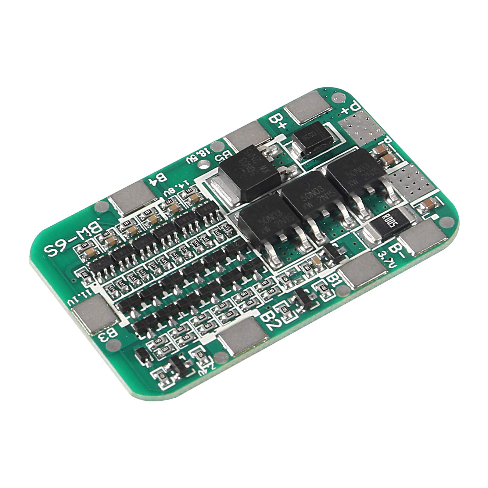 3 Pcs MELIFE 6S 15A 24V PCB BMS Battery Protection Board for Lithium 18650 Battery Packs Lipo Cell Module