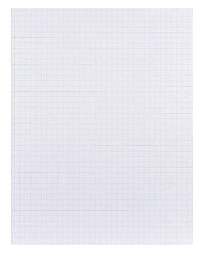 1InTheOffice Graph Pads, 8.5" x 11", Quadrille Pad 8.5 x 11, 50 Sheets/Pad (6 Pack)