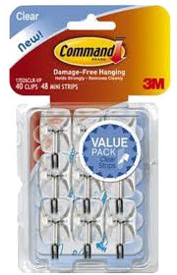 3M Command Clear Hooks and Strips