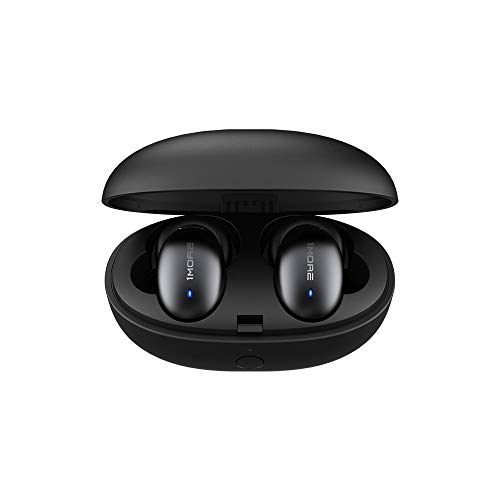1MORE Stylish True Wireless in-Ear Headphones TWS Bluetooth Wireless Earphones Mini Earbuds with DSP ENC, Phone/Volume Control, Lightweight Portable, Charging Case, 7.5H Battery, MEMS Mic - Black