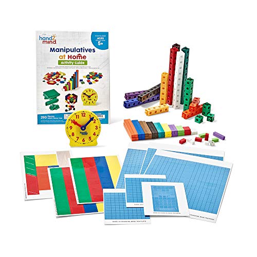 hand2mind - 93538PM Paper Take Home Manipulative Kit for Kids Ages 5-7, Individual Practice for Children at Home, Easy to Follow Guide for Parents, Visual Paper Math Supplies, Homeschool Supplies