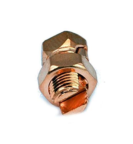 100 pcs Copper High Strength Split Bolt Connectors 4 Ga to 8 Solid UL