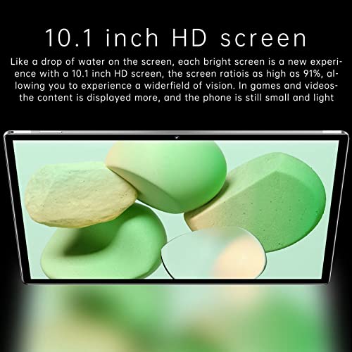 10.1 Inch Tablet, for 11 8MP 20MP Dual Camera Call Tablet 100‑240V Silver Gray for Learning (US Plug)
