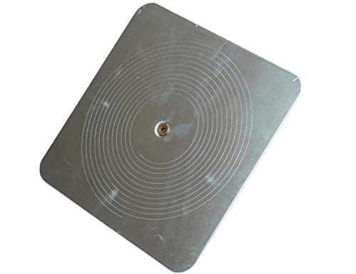 12” Aluminium Plastering Hawk with Cushion Handle Sturdy Plastering Hawk Mud Pan Drywall Tools Lightweight Hawk Tool Hand Plaster Board Plâtrier Drywall Taping and Mudding Tray