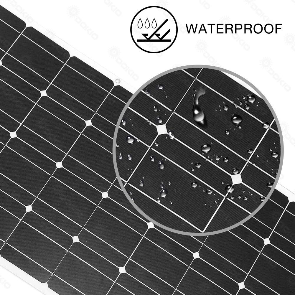 1000 Watt Solar Panel Kit 2pcs 500 Watt Monocrystalline Solar Panels 12v-24v Flexible Solar Panel with 40a Controller Battery Charging Car Battery Camper Rv Yacht Battery Boat…