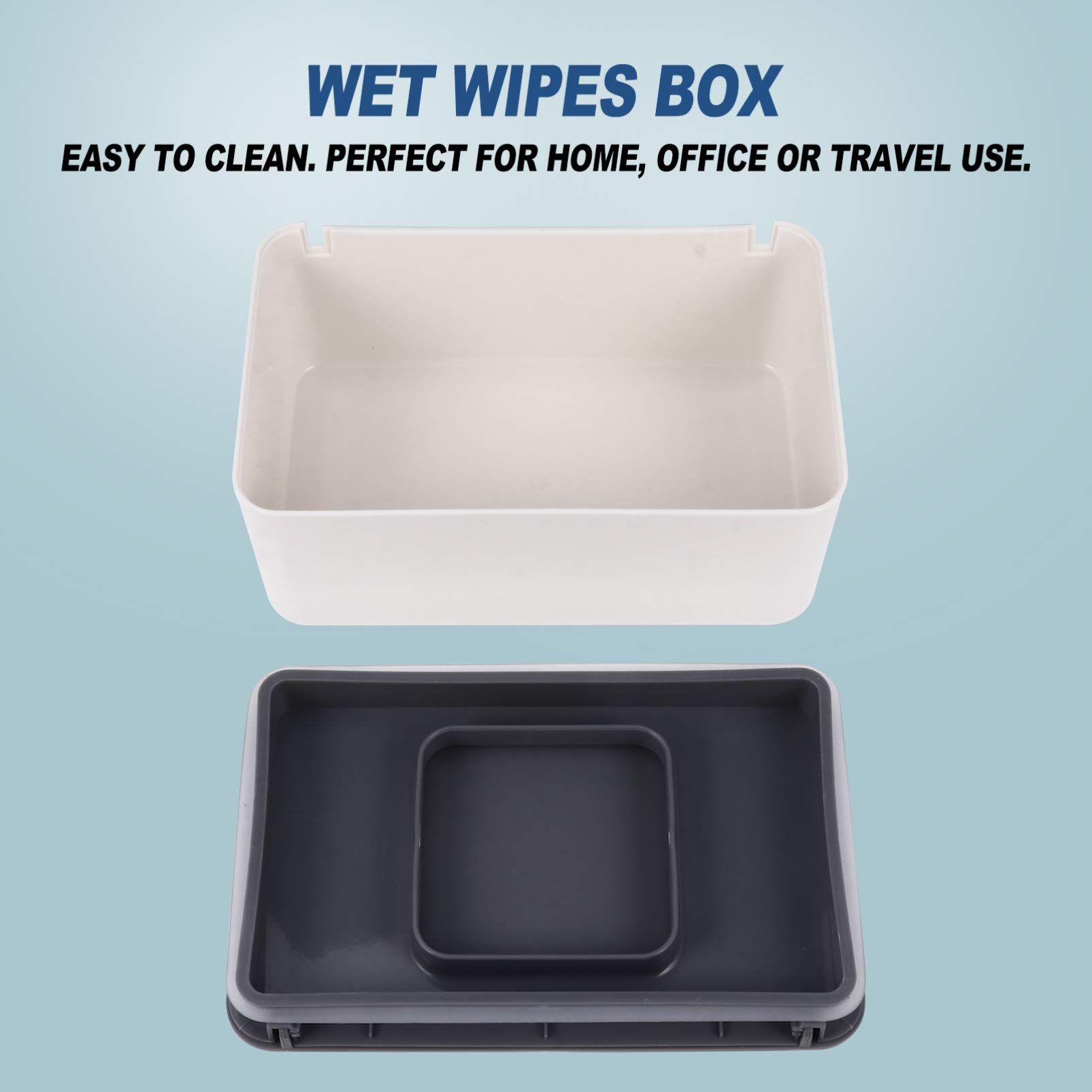 1pc Storage Box Plastic Tissue Case Dispenser Holder with Lid Dispenser Holder