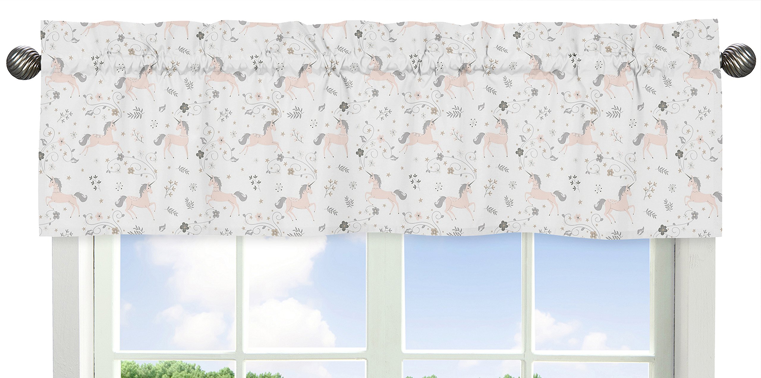 11 pc. Pink, Grey and Gold Unicorn Baby Girl Crib Bedding Set by Sweet Jojo Designs