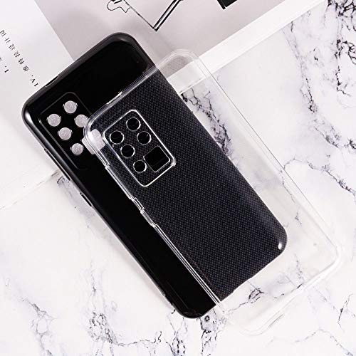 AQGG for Oukitel C21 [6.40"] Case, Soft Silicone Bumper Shell Transparent Flexible Rubber Phone Protective Cases TPU Cover for Oukitel C21 -Girl
