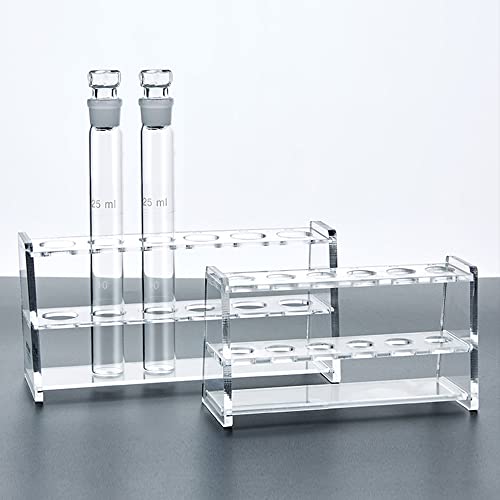 1PCS 50ML Colorimeter Tube Rack Acrylic Strong Test Tube Holder 6 Slots Suit for Tubes Less Than 2.6cm/1.02inch in Diameter (1, 50ML)