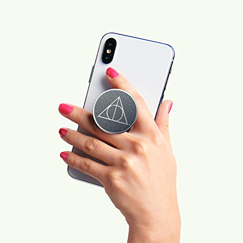 PopSockets Phone Grip with Expanding Kickstand, PopSockets for Phone - Enamel Death Hallows Glitter
