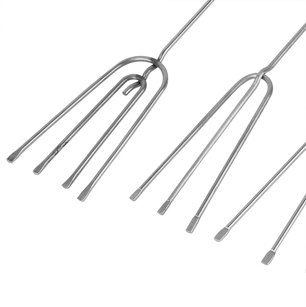 10pcs Chocolate Dipping Fork Set Baking Supplies Stainless Steel Fondue Forks DIY Decorating Tool Set