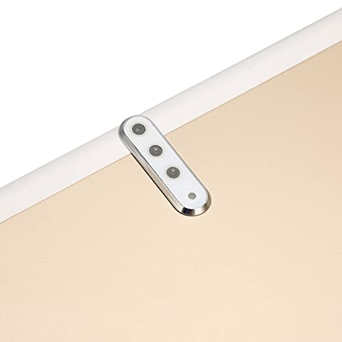 10.1 Inch Tablet, Gold 2.4G 5G WiFi Tablet PC 10 Core Front 500w Rear 1300w for 11.0 for Painting US Plug