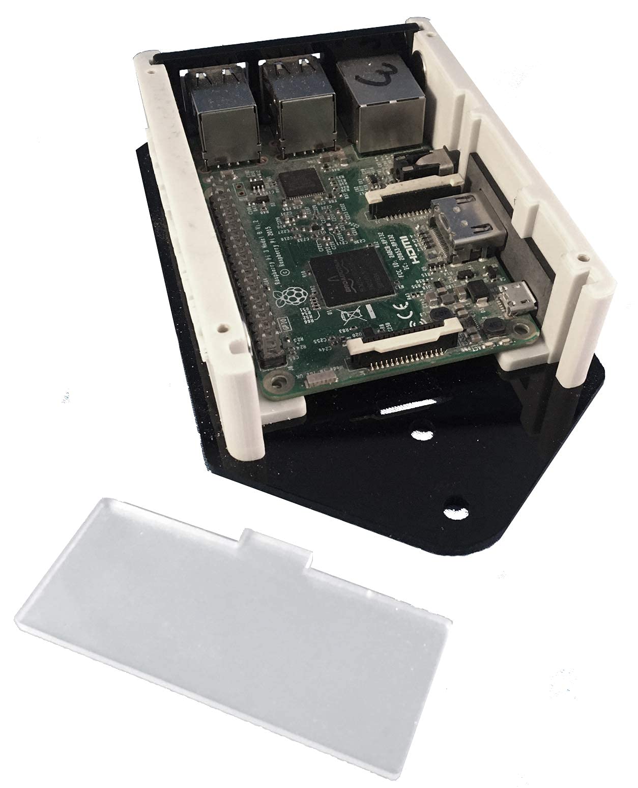 ASG Laser VESA Mount Case for Raspberry Pi 4, 3 & 2 with Fan