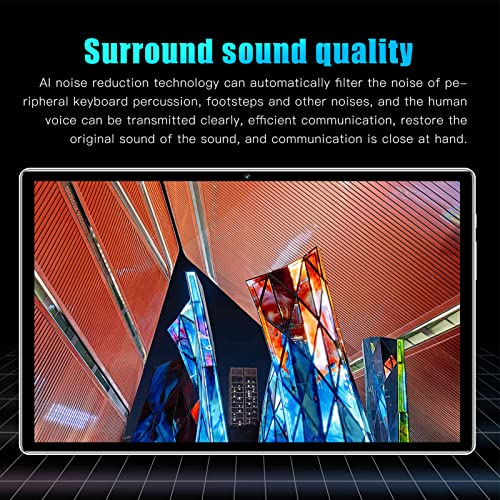 10.1 Inch Tablet PC 8GB RAM 5MP 13MP 100-240V Online Video Tablet Silver (US Plug)