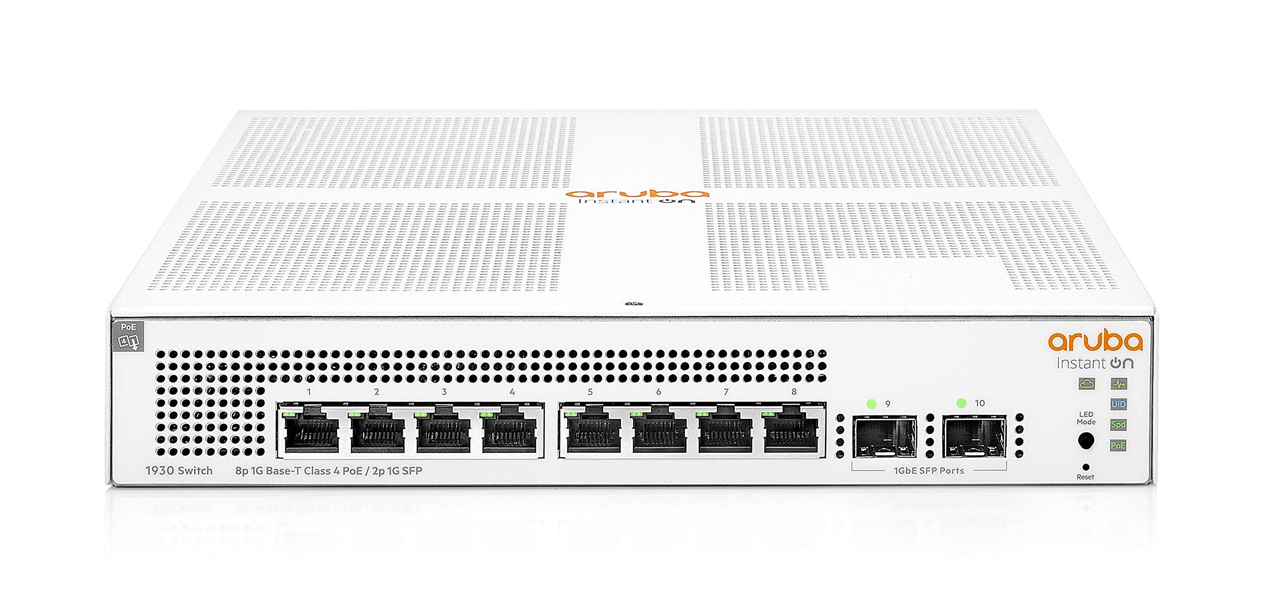 Aruba a Hewlett Packard Enterprise company Aruba Instant On 1930 8-Port PoE Smart Switch (JL681AN.ABA) Bundled with (2X) AP22 Wi-Fi 6 Wireless Access Points (R4WO1A)