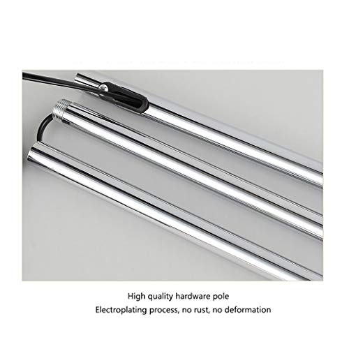 Floor Lamp LED Floor Lamp Dimmable Nordic Simple Metal Vertical Floor Lamp Fabric Lampshade Study Bedroom Living Room Floor Lamp Standing Light (Size : Remote control switch)