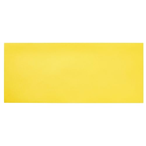 200 Pack #10 Yellow Envelopes Bulk with Gummed Seal for Party Invitation Cards, Mailing Business Letters, Checks (4 1/8 x 9 1/2)