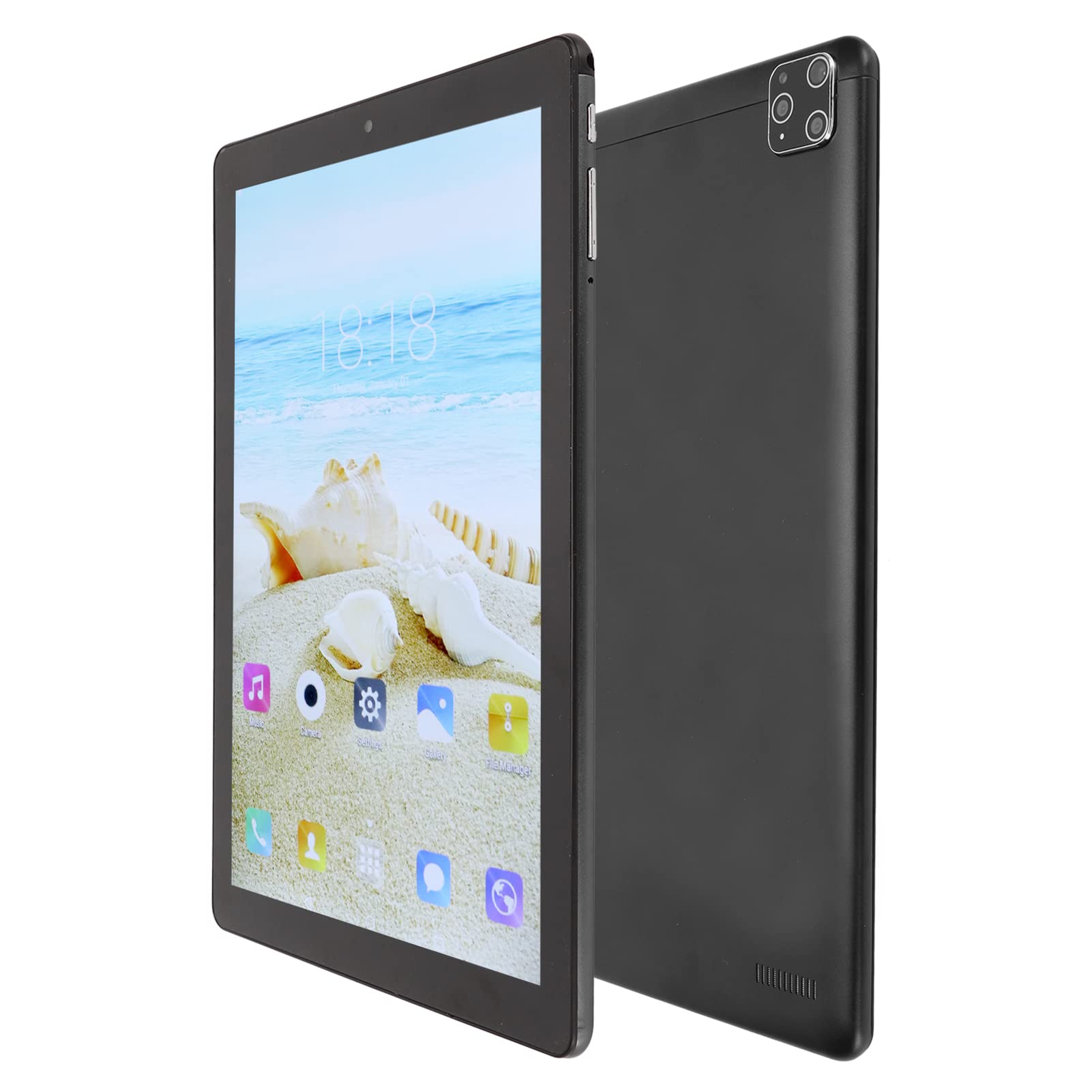 10.1 Inch Tablet, 8800mAh Octa Core Phone Tablet for Travel for Learning (US Plug)