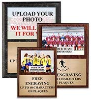 12 x 15 Vertical Photo Plaque - Custom Team Picture Plaque Awards