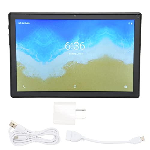 10.1in Tablet PC, RAM 4GB ROM 128GB Memory, BT 5.0, WiFi, Support 5G Dualband, Dual SIM Dual Standby, 4G Call, WiFi, 7000mah Battery Tablet