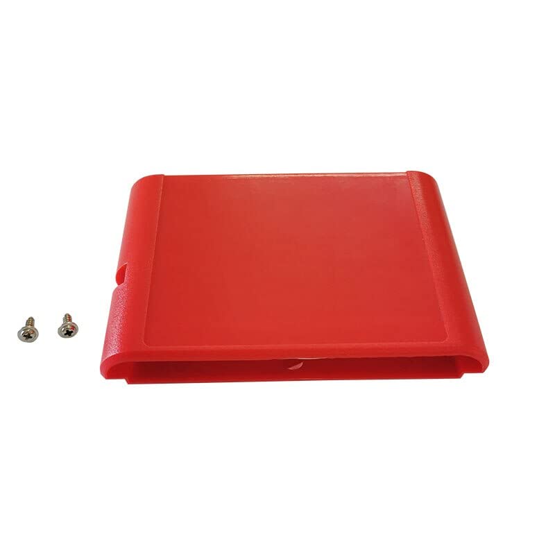 10/pcs Replacement Game Card Shell for Sega Game Cartridge Cover Plastic Case Shell MD Shell (Red)