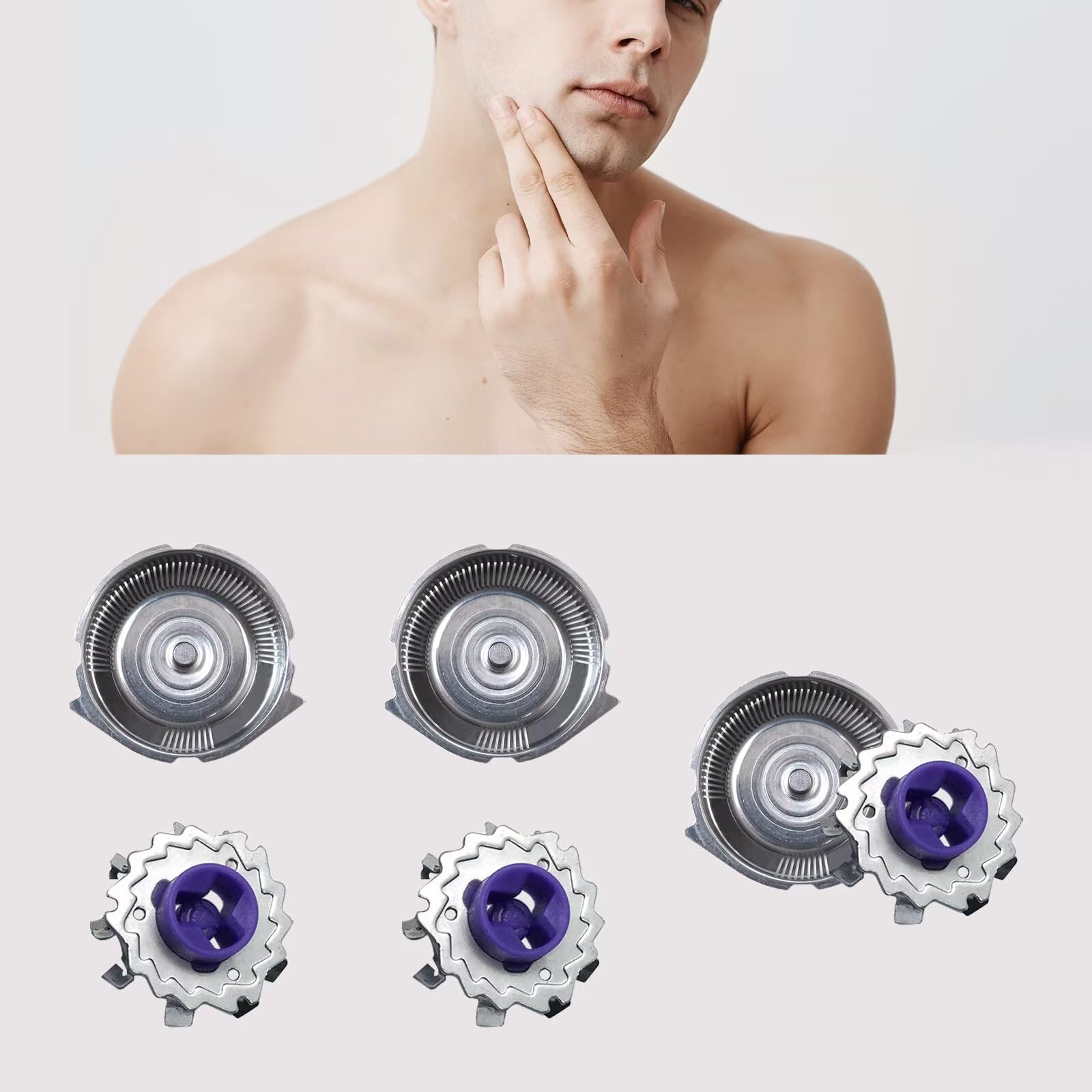 3X Replacement HQ8 Shaver Heads for Norelco AT811 AT814 AT815 AT830 AT875 AT880