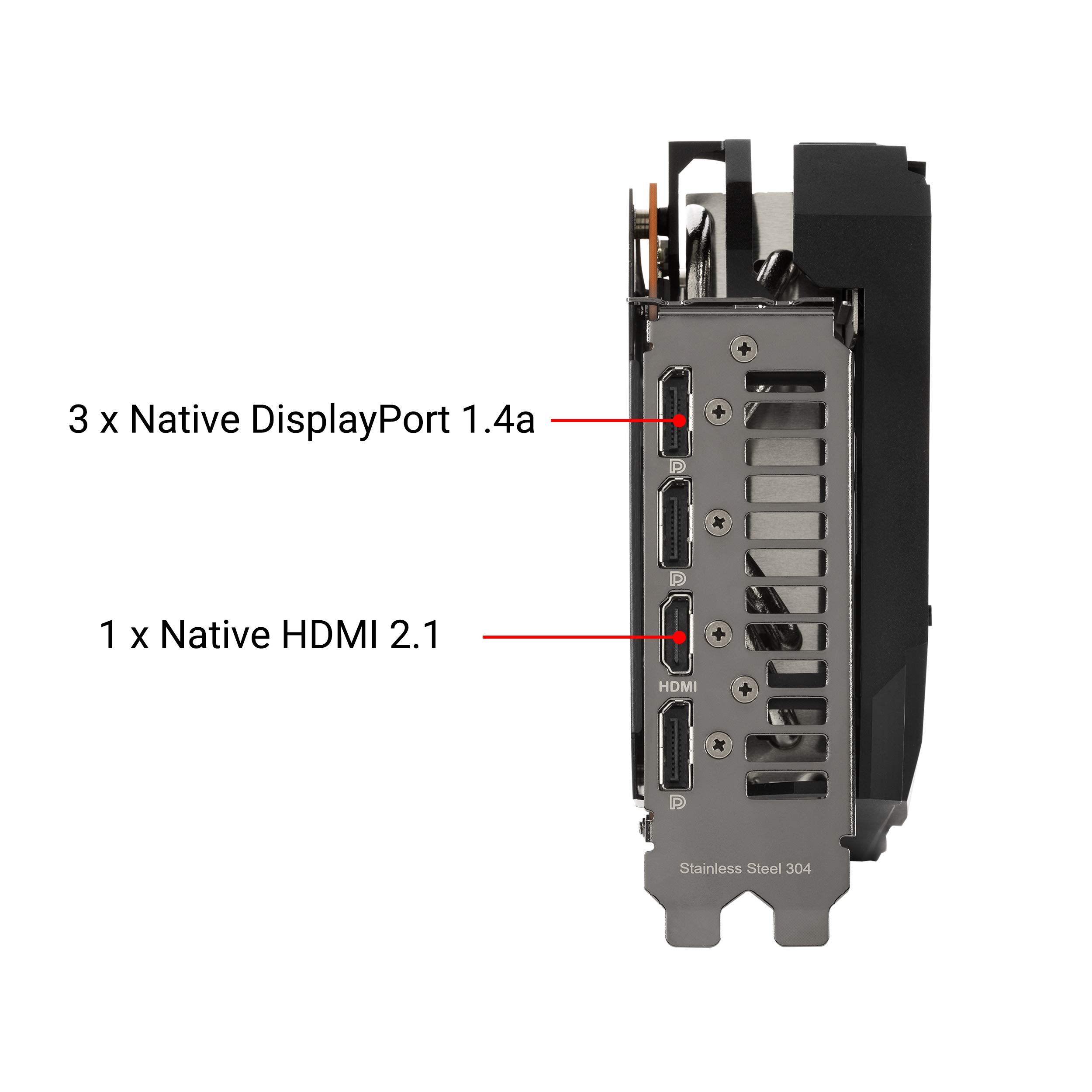 ASUS ROG Strix AMD Radeon RX 6700 XT OC Edition Gaming Graphics Card RDNA 2, PCIe 4.0, 12GB GDDR6, HDMI 2.1, DisplayPort 1.4a, Axial-tech Fan Design, 2.9-Slot, Super Alloy Power II, GPU Tweak II