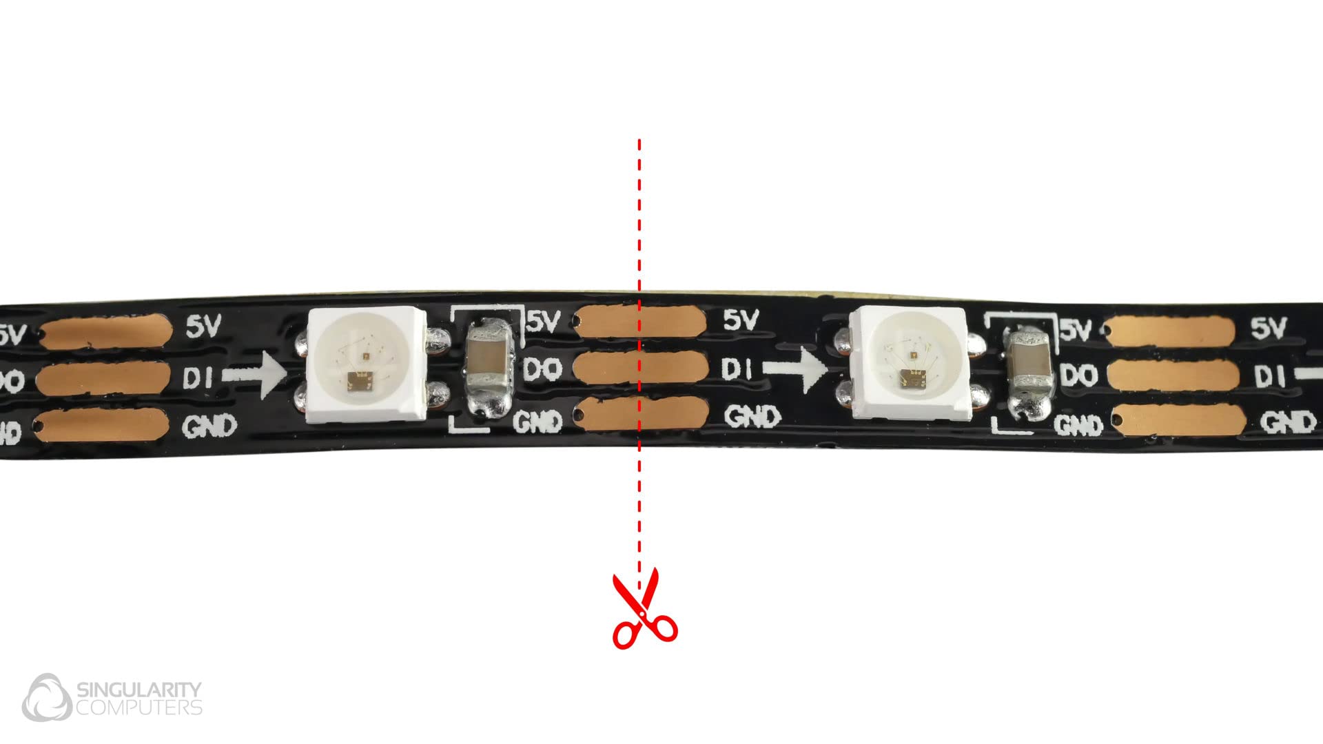 Singularity Computers Spectrum 2.0 D-RGB 30cm LED Strip - D-RGB