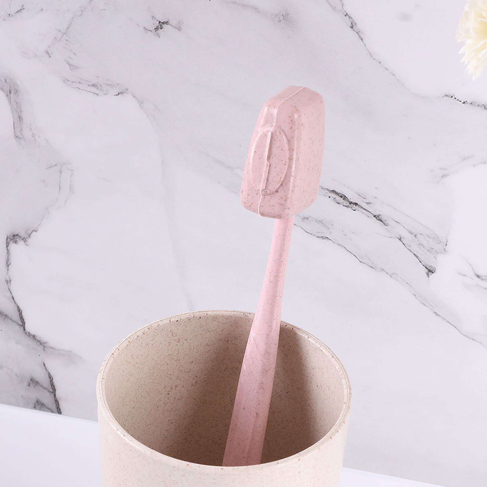 20pcs Toothbrush Top Cover Holder,Toothbrush Protective Case,Travel Tooth brush Head Covers Caps