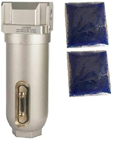 3/4" Compressed Air In Line Filter Desiccant Dryer Moisture Water Separator New