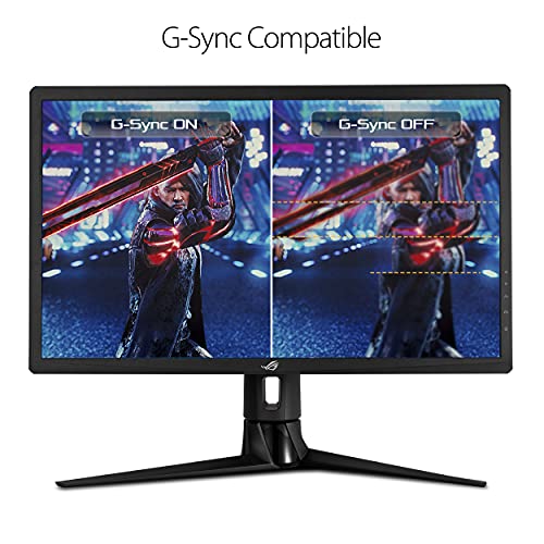 ASUS ROG Strix 27” 4K HDR 144Hz DSC Gaming Monitor (XG27UQR) - UHD (3840 x 2160), IPS, 1ms, Extreme Low Motion Blur, DisplayHDR 400, DCI-P3 90%, G-SYNC Compatible, Eye Care, DisplayPort, HDMI, USB 3.0