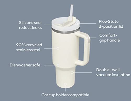 2023 40oz tumbler 2.0 (Light blue)