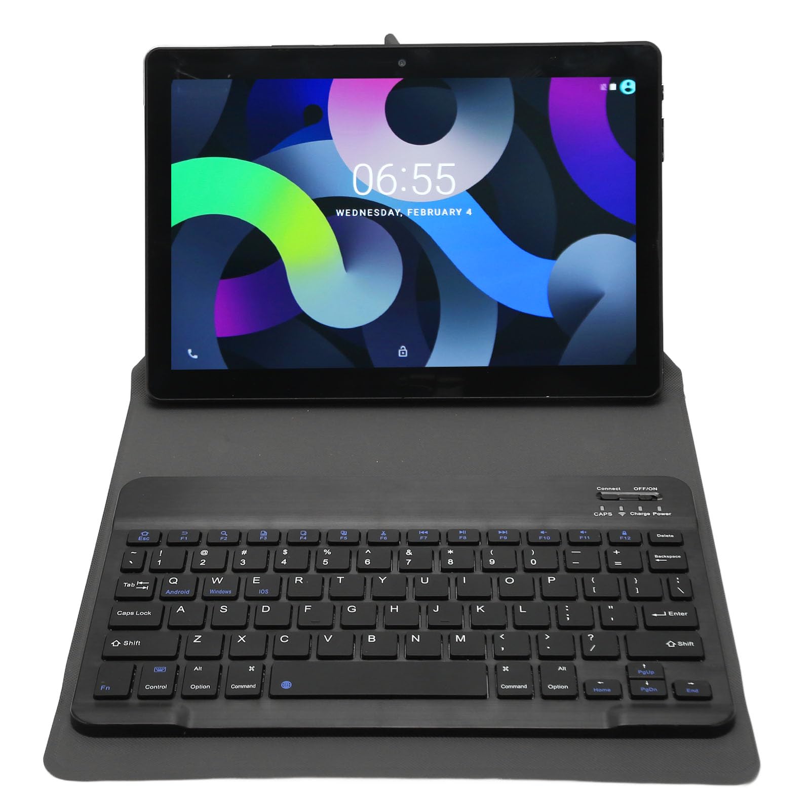 10.1in FHD, 4GB RAM, 64GB ROM, Dual Camera, 8800mAh, 5G WiFi, Office Tablet with Keyboard Mouse (US Plug)