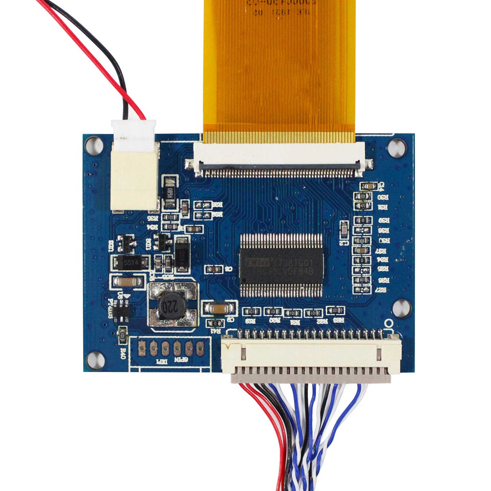 8inch EJ080NA-05A Screen 800x600 Monitor Panel Work with HDMI VGA 2AV USB Ports 50Pins Controller Driver Board