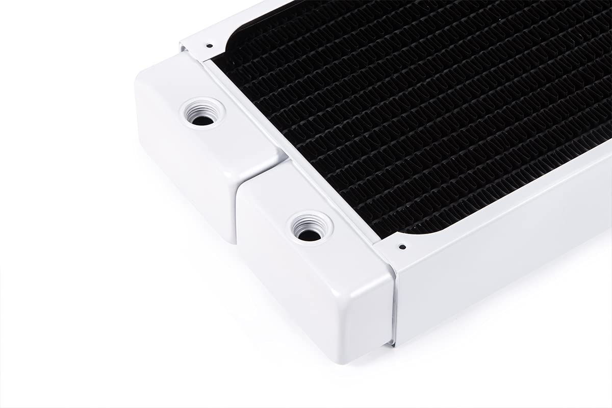 Alphacool NexXxos XT45 Full Copper 360mm Radiator V.2, 120mm x 3, Triple Fan, White